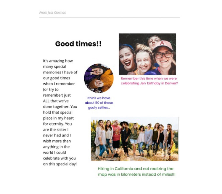 Memory Book Online | Collaborative Memory Books | Newlywords